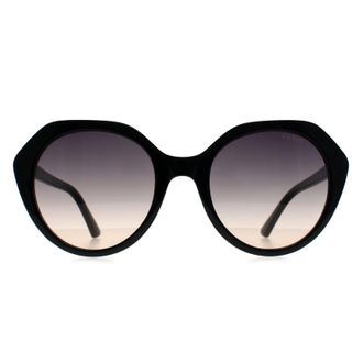 Guess GF6201 01B glänzend schwarz blau rosa Farbverlauf Sonnenbrille