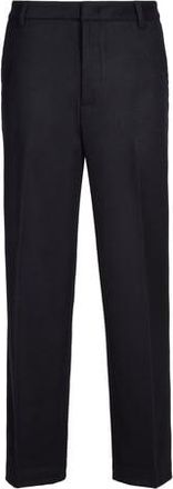 Emporio Armani gerade Wolle und Kaschmirhosen gemischt