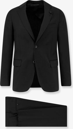 Lardini Iconic single-breasted pure virgin wool suit - LARDINI - gender_Man