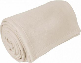 Toison d'Or Couverture polaire Teddy Non feu - Norme NF EN ISO 12952 toutes dimensions Toison dor - Teddy Naturel - 220 x 240 cm