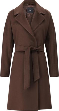 Max Mara Corte Midi Robenmantel - - Coats - Damen - Braun - S