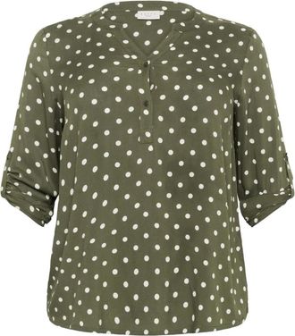 Kaffe Curve Femme, Blouses et Chemises, Vert, Taille: 48 FR Blouses