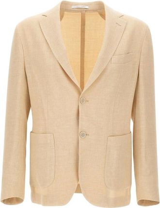 Eleventy Homme, Vestes, Beige, Taille: M Patch Pocket Blazer