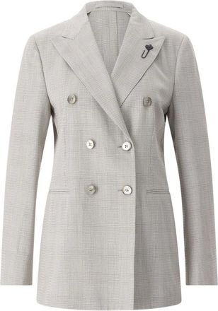 Lardini Femme, Vestes, Gris, Taille: 42 FR Blazer Crois&eacute;