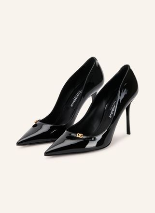 Dolce & Gabbana Lack-Pumps schwarz