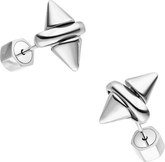 Liebeskind Liebeskind Berlin Ohrringe - Edelstahl Spikes - Gr. unisize - in Silber - f&uuml;r Damen