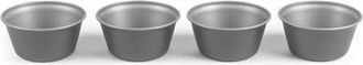 Salter Salter Essentials 4-teiliges rundes Formenset - Antihaftbeschichtung, Stahlblech, sp&uuml;lmaschinenfest, Hergestellt in Gro&szlig;britannien, PFOA-frei, geeigne