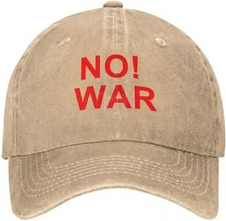 Generic Casquettes Baseball Fashion No War Casquettes pour Hommes Casquette &agrave; Revers Snapback pour Hommes, visi&egrave;res masculines pour Femmes, Bonnets Routier en