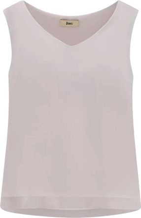 Herno Femme, Tops, Beige, Taille: 42 FR Hauts sans manches