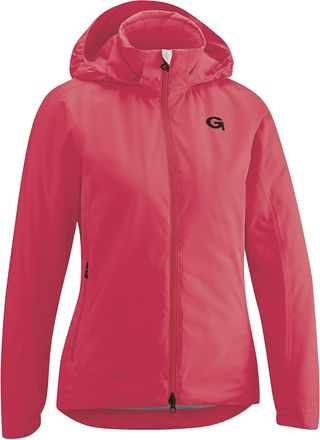 Gonso Save Jacket Therm W, Damen Fahrradjacke, Wasserdichte Regenjacke, Wasserdicht bis 10.000 mm & winddicht, G-Tex, Warme Primaloft Silver Insulation, Wei