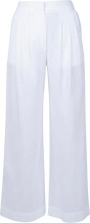 ottod'Ame Femme, Pantalons, Blanc, Taille: 34 FR Pantalone Asia