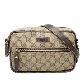Gucci Pre-owned Vintage Canvas Crossbody Bag - - Pre-owned - Damen - Beige - ONE SIZE