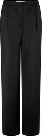 Sams&oslash;e & Sams&oslash;e Pantalon taille haute avec plis devant - Homme - Pantalons - Noir - Taille: 38 FR