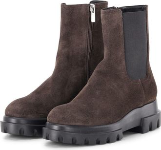AGL Boots Chunky Beat aus Veloursleder