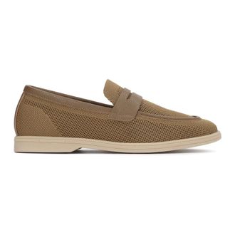 Kazar Homme, Chaussures, Beige, Taille: 45 EU Chaussures slip-on pour hommes Kazar avec tissu perfor&eacute; et d&eacute;tails en cuir