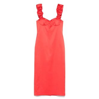 Moschino Damen, Kleider, Rot, MGr&ouml;&szlig;e