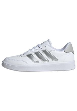 adidas Adidas Damen Courtblock Shoes, Cloud White/Silver Metallic/Grey Two, 39 1/3 EU