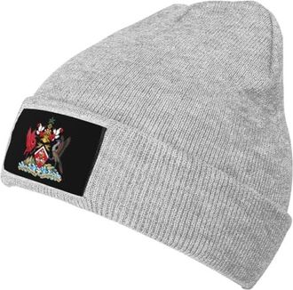 Generic Revers Bonnet Armoiries De Trinité-Et-Tobago Élégant Knit Beanie Amples Watch Hat pour Sports Hiver