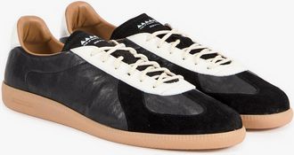 RUN OF Baskets en cuir m&eacute;lang&eacute;