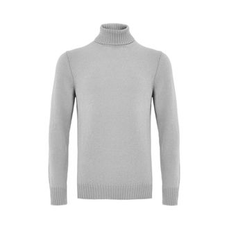 Gran Sasso Wool Turtleneck - - Knitwear - Herren - Grau - 3XL