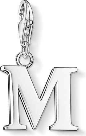 Thomas Sabo Damen Charm-Anhänger M Buchstabe Charm Club 925 Sterling Silber 0187-001-12