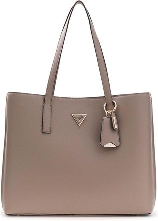 Guess Schultertasche Shopper Meridian II Girlfriend Tote Dark Taupe