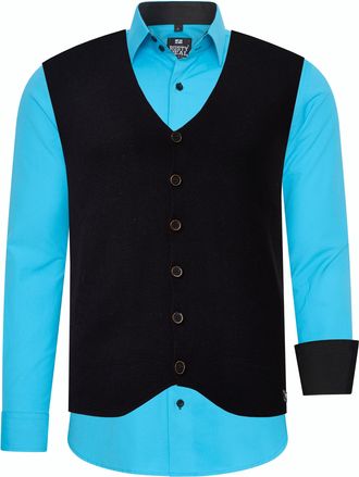 Rusty Neal Hemd mit Weste 2-teilig