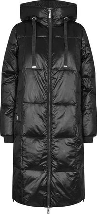Mos Mosh Metallische Daunenjacke mit Steppdesign - - Coats - Damen - Schwarzk - M