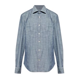 Eleventy Baumwollhemd - - Shirts - Herren - Blau - L