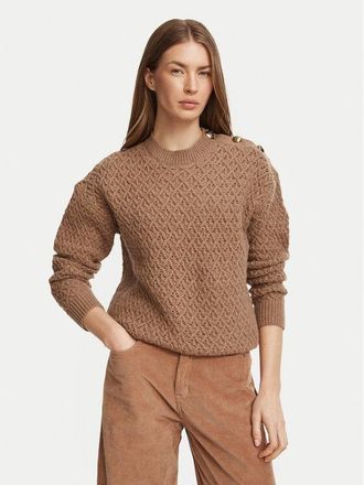 Marella Pullover 2623366374200 Hellbraun Regular Fit