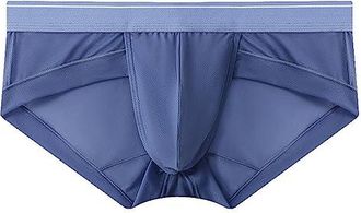 Generic Sous-v&ecirc;tements sexy pour homme - Boxer respirant en soie glac&eacute;e - Sous-v&ecirc;tements pour homme - Confortables - Couleur unie - Pour le sport et la vie qu
