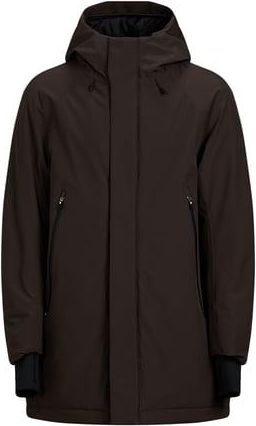 KRAKATAU Parka col montant &agrave; capuche
