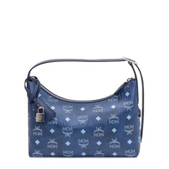 MCM Mcm, Femme, Sacs, Bleu, Taille: ONE Size Aren Hobo