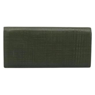 Loewe Pre-owned Leder Geldb&ouml;rse - - Pre-owned - Damen - Gr&uuml;n - ONE SIZE