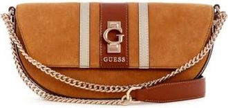Guess Sac bandoulière Erenia Multi Solid Cognac