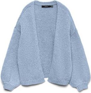 Vero Moda Vero Moda Vmmaybe Ls Open Cardigan Noos, Bleu Ciel, XXS Femme