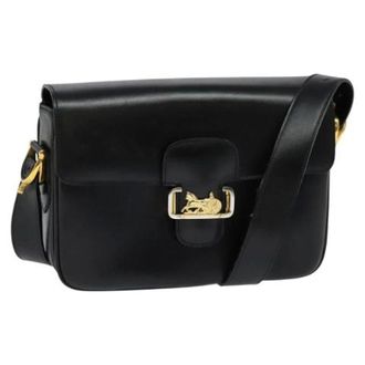Celine Pre-owned Cuir sacs-celine - Femme - Pre-owned - Noir - Taille: ONE Size
