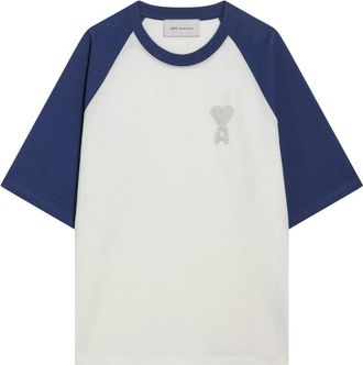 Ami Femme, Tops, Blanc, Taille: 40 FR SS Boxy Fit T-Shirt