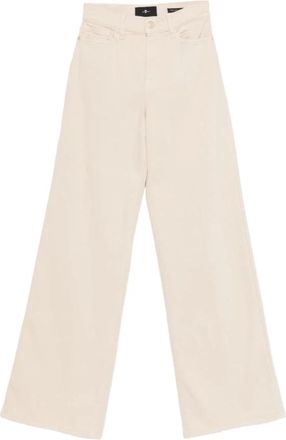 7 For All Mankind Femme, Jeans, Beige, Taille: W30 Flared Jeans