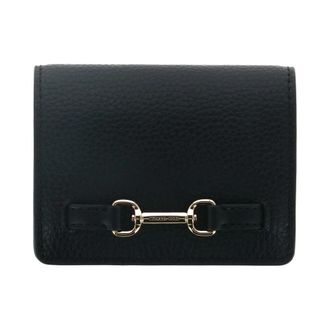 Michael Kors Carson Small Geldb&ouml;rse aus genarbtem Leder - - Accessories - Damen - Schwarzk - ONE SIZE