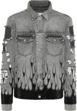 Philipp Plein Herren, Jacken, Grau, 2XLGröße