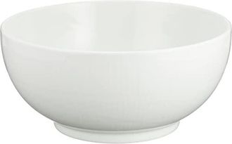 ROYAL COPENHAGEN White Fluted Schüssel 180cl Porzellan Weiß, Maße: 21cm x 9,5cm, 1017396