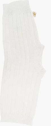 Elisabetta Franchi Cut Out Logoed Socks size S