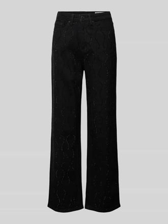 Vero Moda High Rise Jeans mit Strassstein-Besatz Modell TESSA