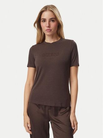 Guess T-Shirt O6GI00 KBF92 Braun Regular Fit