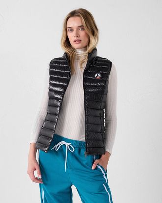 Jott Doudoune l&eacute;g&egrave;re sans manches Noir Seda shiny - Taille XL