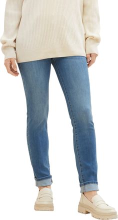 Tom Tailor Damen Kate Slim Jeans, 10112 - Clean Light Stone Blue Denim, 25/32
