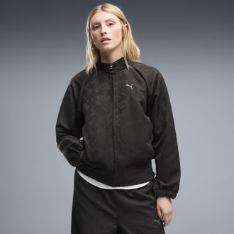 Puma Veste de surv&ecirc;tement Essentiels Elevated Darling Femme, V&ecirc;tements, Noir, XXL