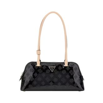 Guess Schwarze Handtasche mit goldenen Details - - Bags - Damen - Schwarzk - ONE SIZE