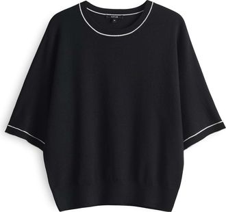 OPUS Damen Pullover | Feinstrickpullover PREPI Regular aus Viskose Mix Black, 34